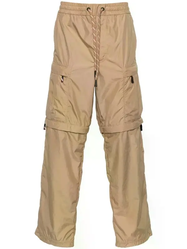 Moncler Ripstop Cargo Trousers - Neutrals