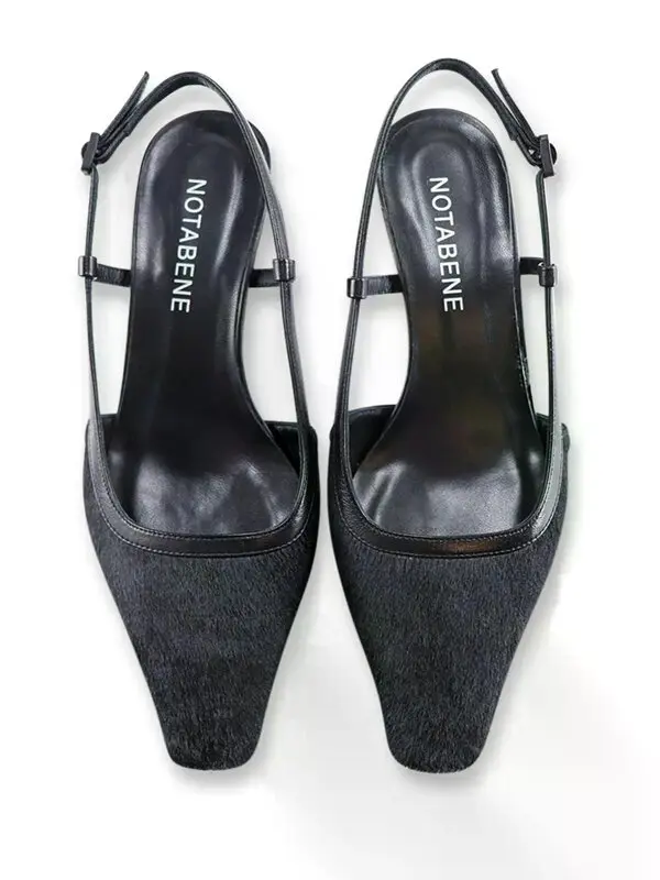 NOTABENE Elena Slingback Pumps - Black
