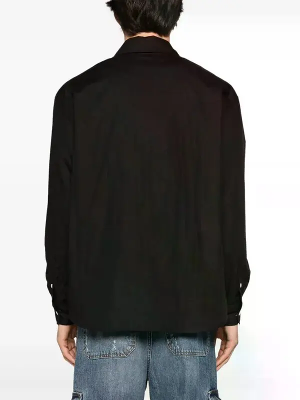 Kenzo Logo-patch Padded Shirt Jacket