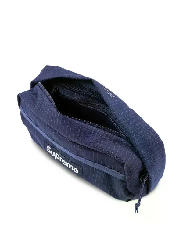Supreme Box-logo Ripstop Waist Bag - Blue