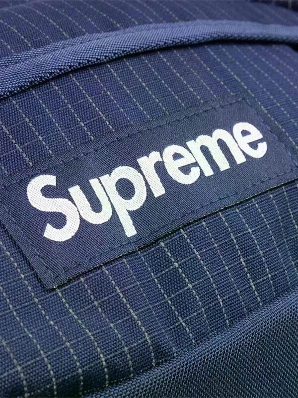 Supreme Box-logo Ripstop Waist Bag - Blue