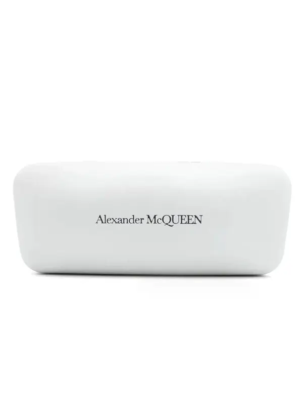 Alexander McQueen Skull Print Aviator Sunglasses