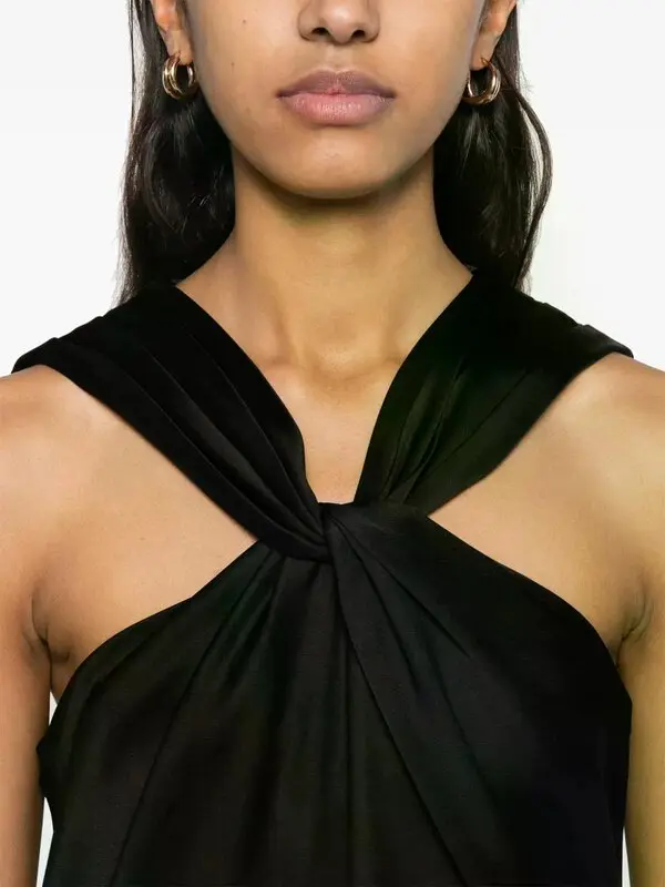 Simkhai Twisted Detail Sleeveless Top