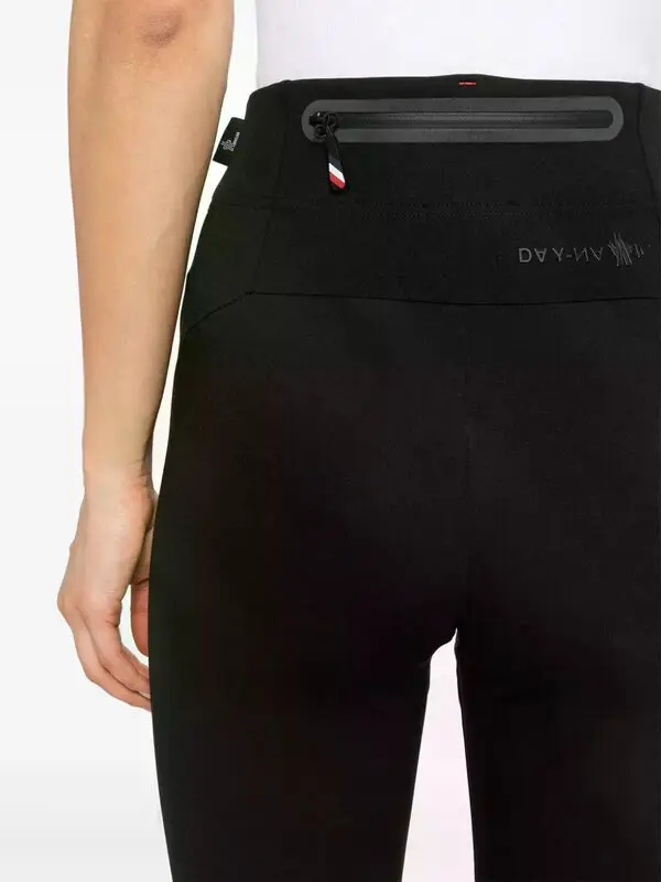 Moncler Rubberised-logo Performance Leggings