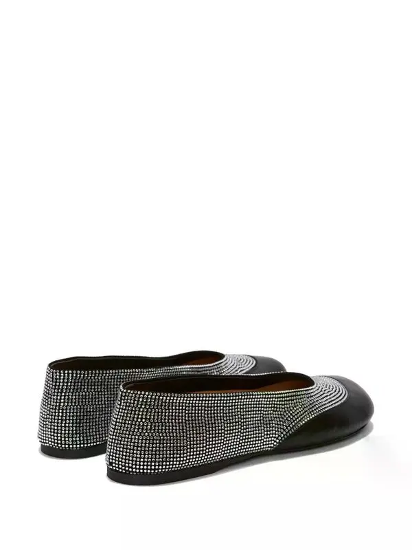JW Anderson Crystal-embellished Ballerina Flats