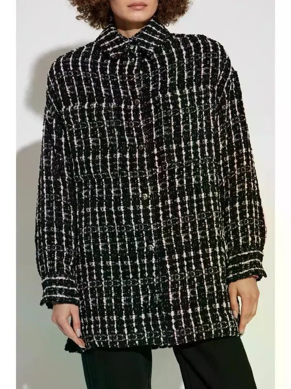 IRO PARIS Checked Textured Jacket