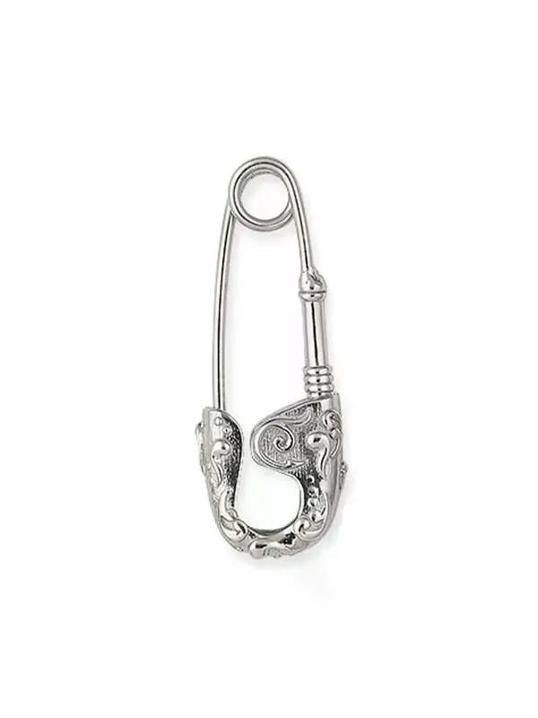 Emanuele Bicocchi Sterling Arabesque Pin Earring - Silver