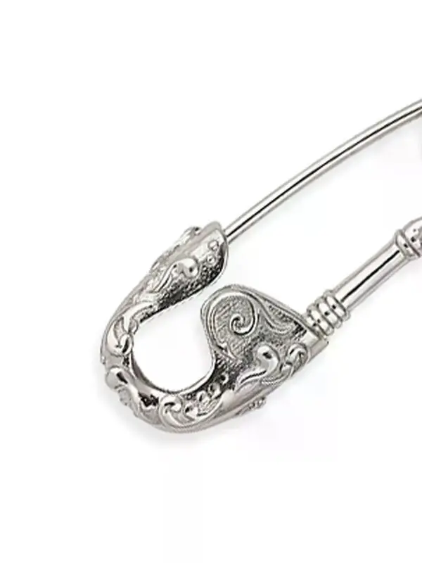 Emanuele Bicocchi Sterling Arabesque Pin Earring - Silver