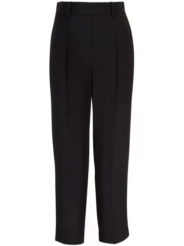 Vince High-waisted Tapered-leg Trousers