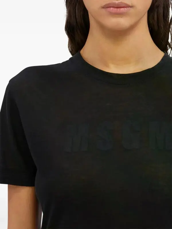 MSGM Logo Print T-shirt
