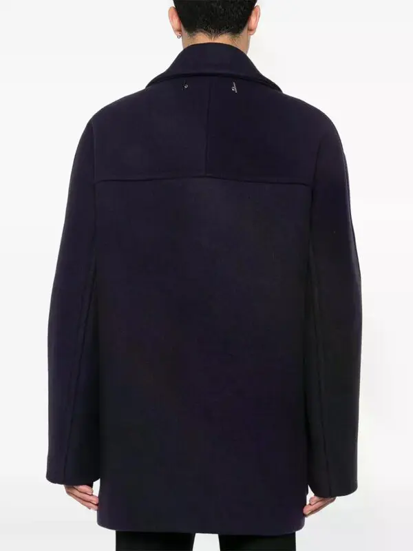 LANVIN Double-breasted Felted Wool Coat