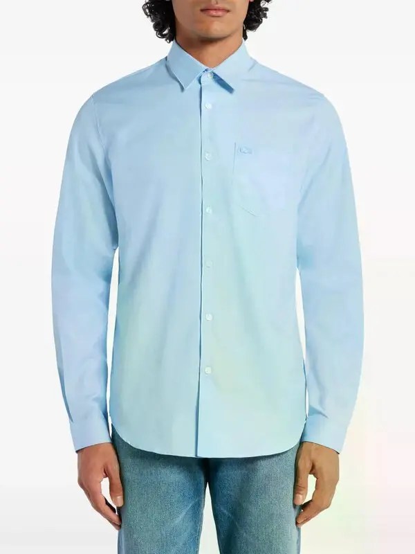 Lacoste Logo-embroidered Cotton Shirt
