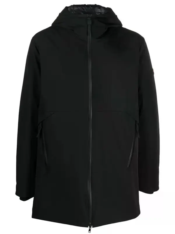 Peuterey Hooded Coat - Black
