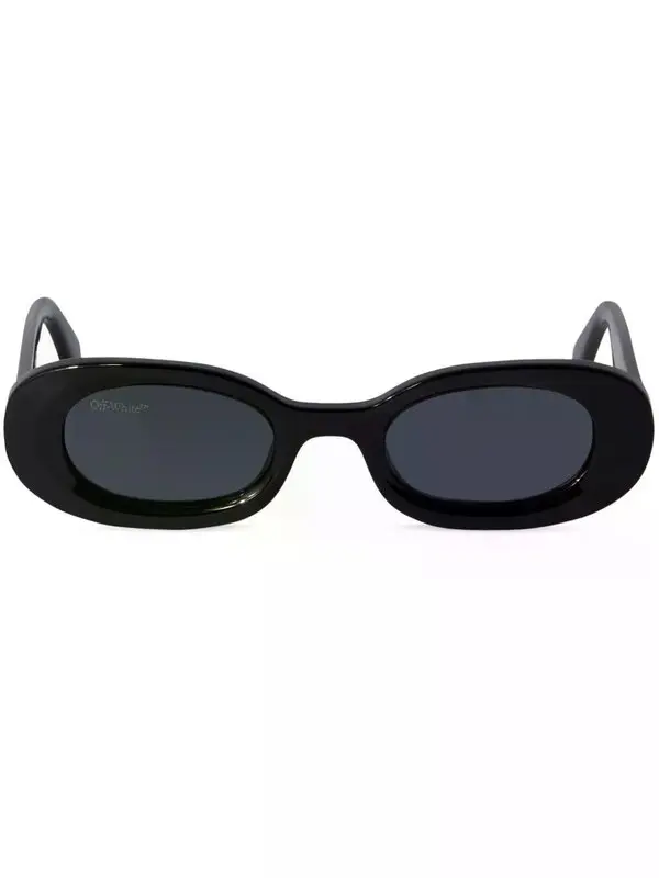 Off-White Amalfi Oval-frame Sunglasses - Black