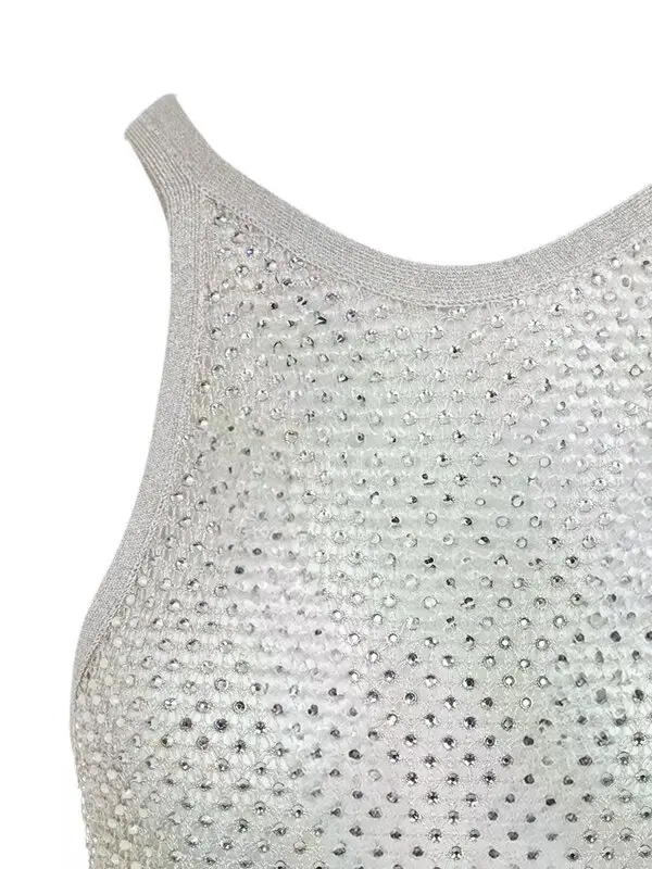 TOM FORD Crystal-embellished Racerback Tank Top
