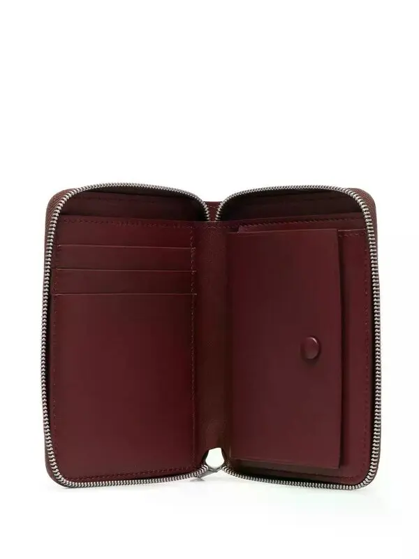 JIL SANDER Zip-around Leather Wallet