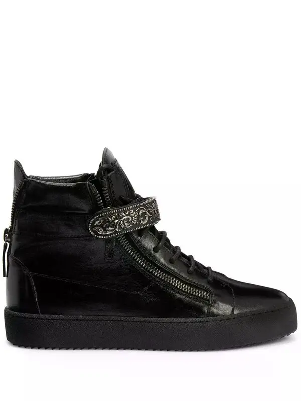 GIUSEPPE ZANOTTI Deluxe High-top Sneakers - Black