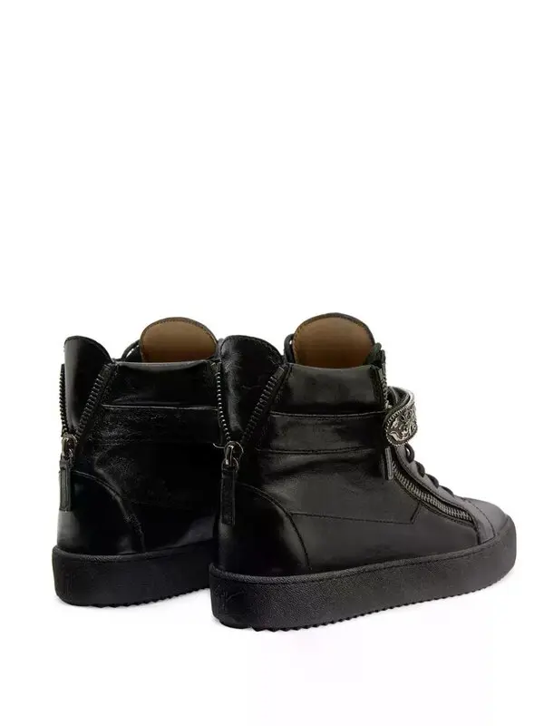 GIUSEPPE ZANOTTI Deluxe High-top Sneakers - Black