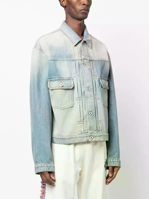 Kenzo Faded Denim Trucker Jacket