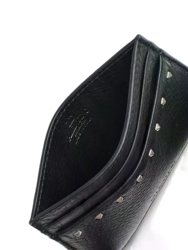 Valentino Garavani Rockstud Leather Card Holder