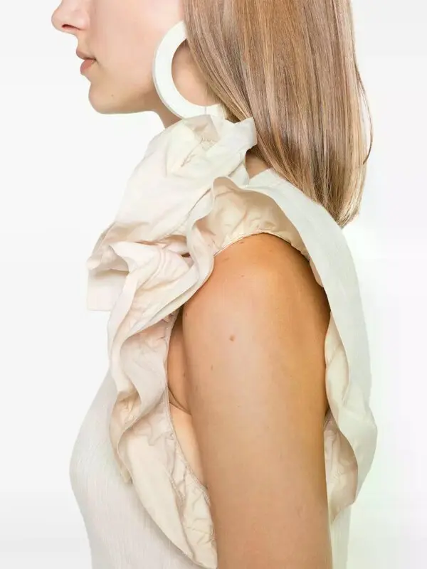 Ulla Johnson Francine Midi Dress With Ruffle Cuffs - Neutrals