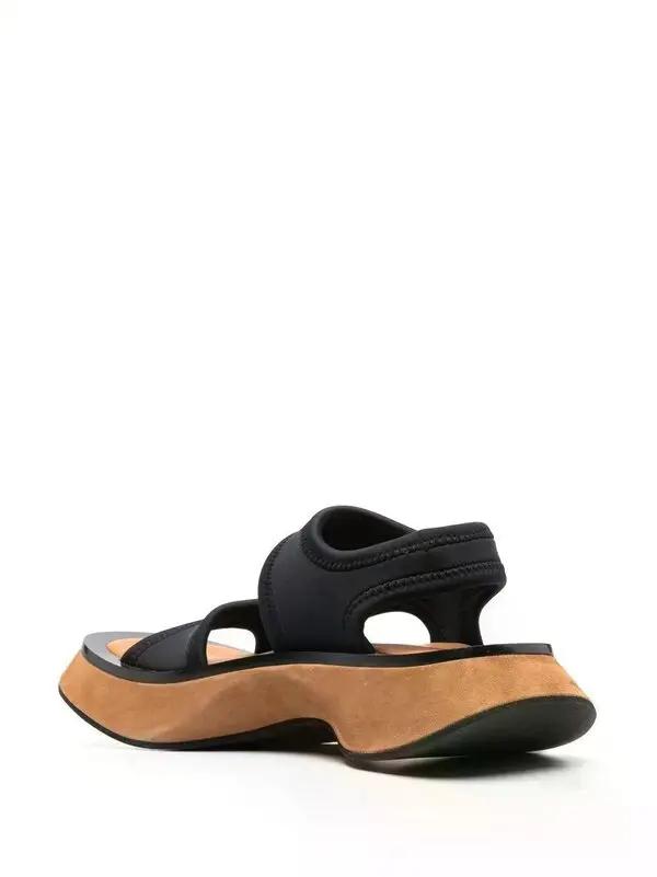 Proenza Schouler Stretch-design Cut-out Sandals - Black