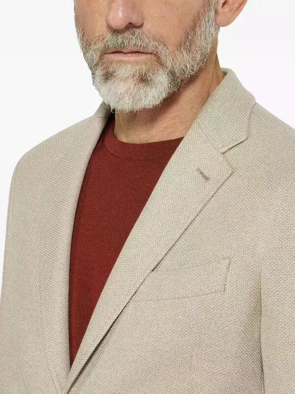 Zegna Notch-lapel Cotton Blazer