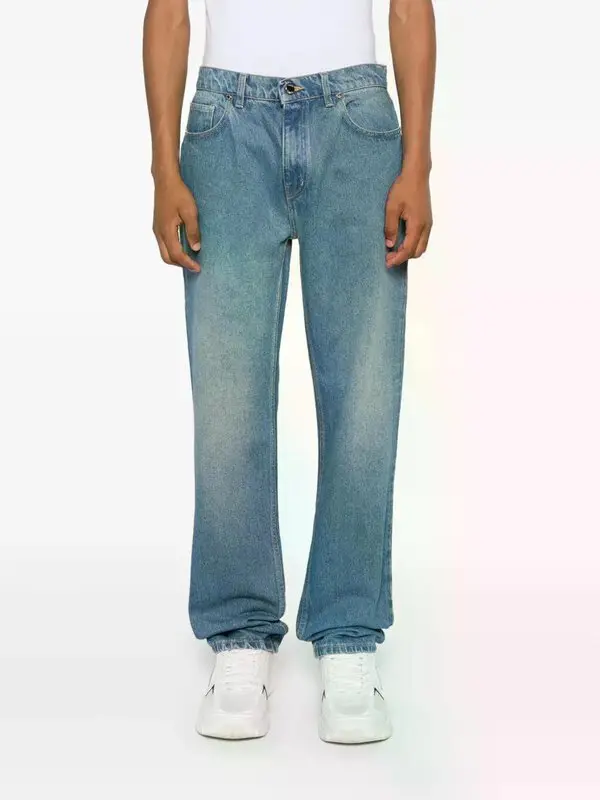 Casablanca Printed Embroidered Jeans