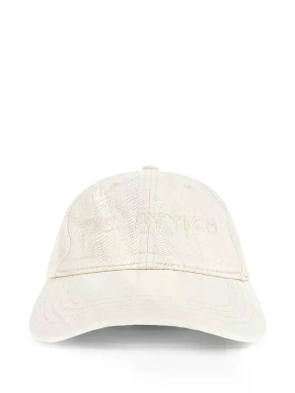 Attico Embroidered Cap - Neutrals