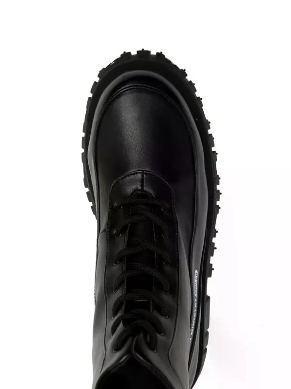 PHILEO Screw-detail Leather Ankle Boots