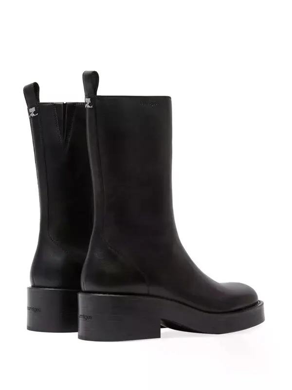 COURREGES Rider Leather Boots