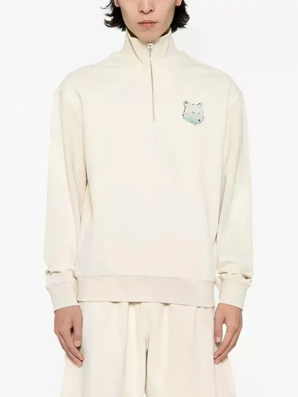 Maison Kitsuné Fox-motif Cotton Sweatshirt