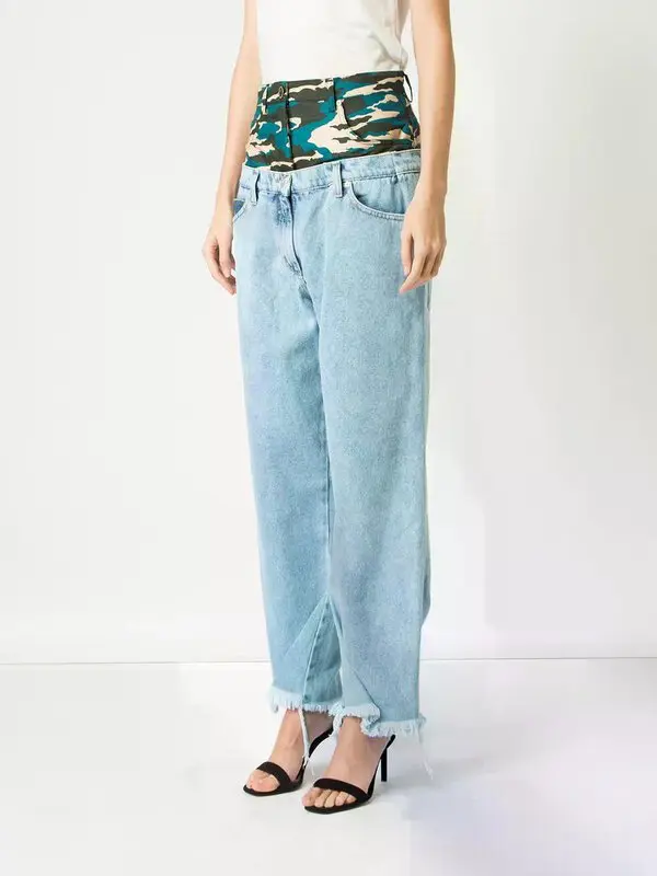 Natasha Zinko Frayed Hem Jeans