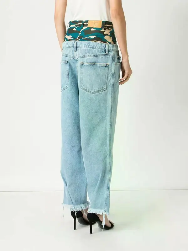 Natasha Zinko Frayed Hem Jeans
