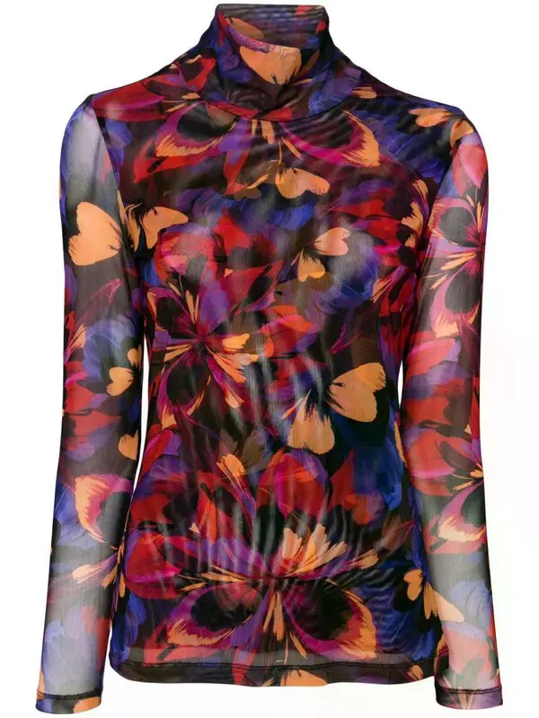 Johnny Was Eclipse Blooms Top - Purple