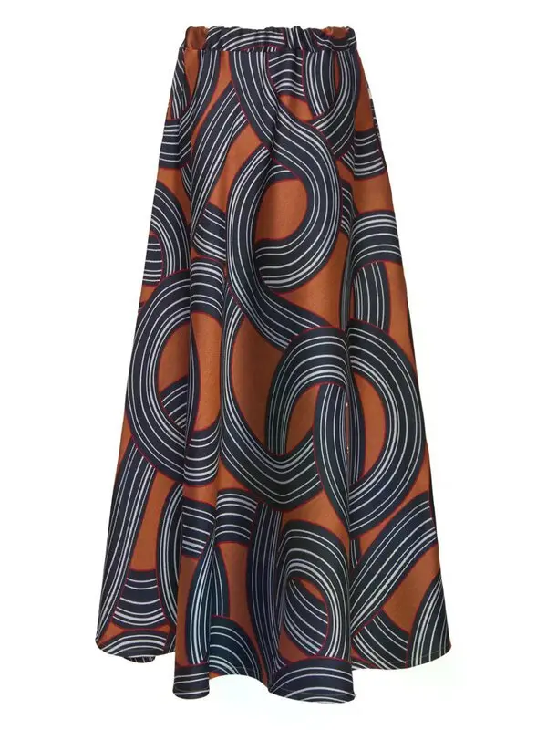 La DoubleJ Jacquard Midi Skirt