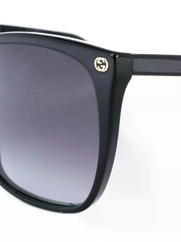 Gucci Oversize Gradient Square Sunglasses