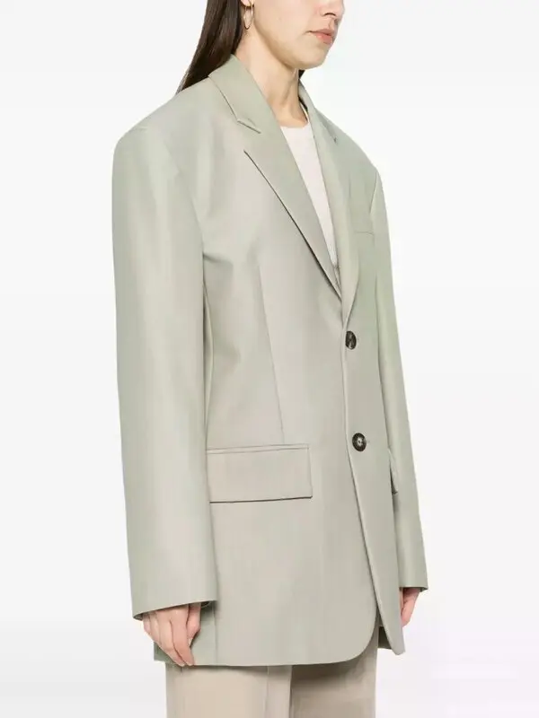 Gauchère Single-breasted Twill Blazer