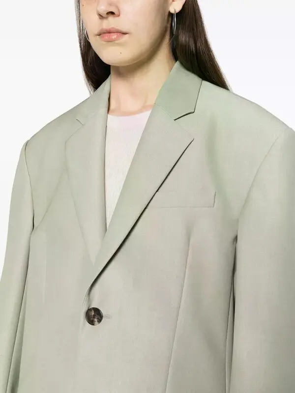 Gauchère Single-breasted Twill Blazer