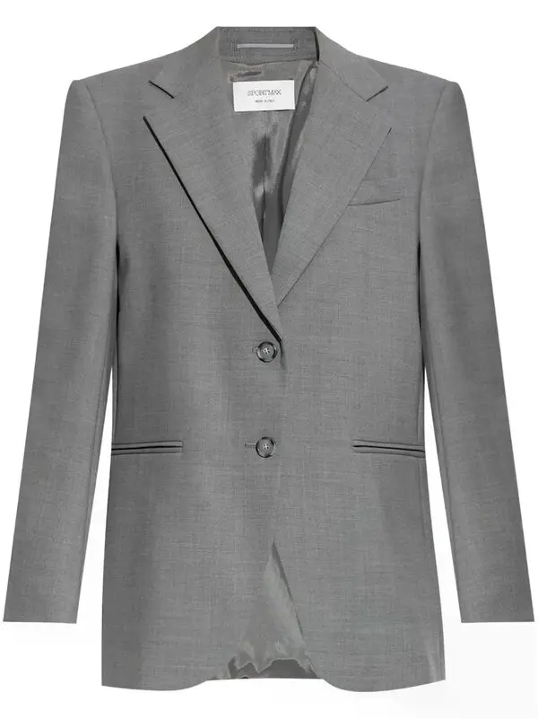 Sportmax Baffo Blazer - Grey