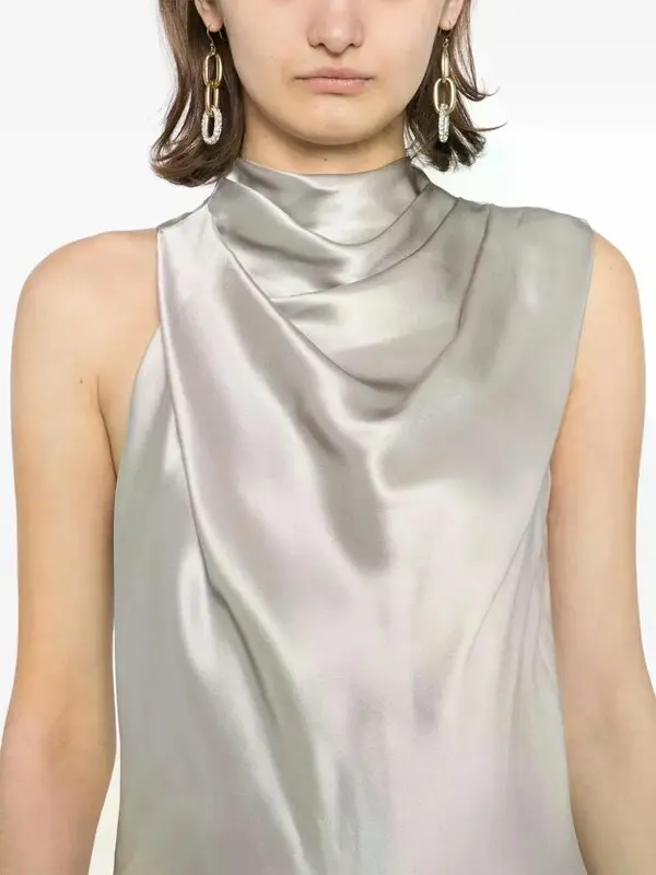 Michelle Mason Ruffle Bias Gown