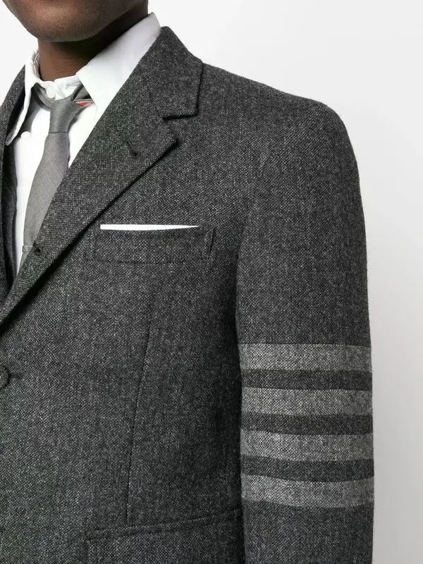 Thom Browne Stripe-detail Single-breasted Blazer