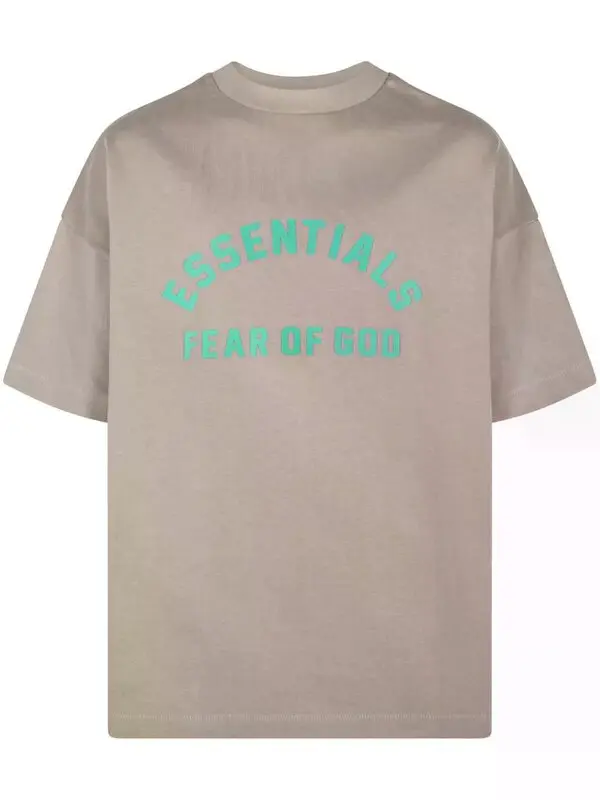 Fear Of God Logo-print T-shirt - Grey