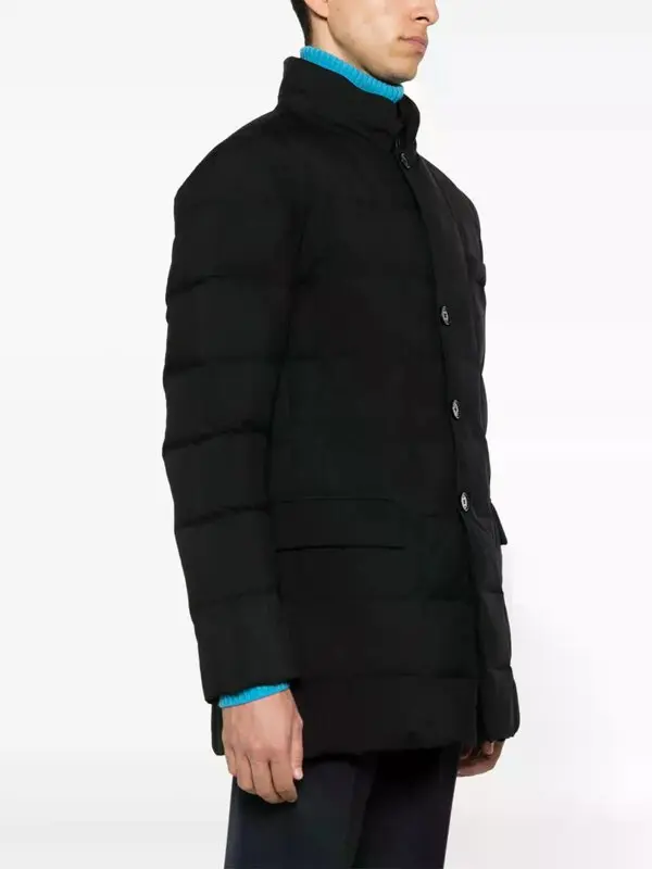 FAY Double-front Down Jacket - Black