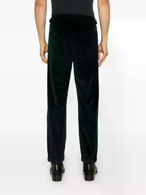 Jacob Cohen Henry Trousers Navy Cotton Blend Corduroy - Blue
