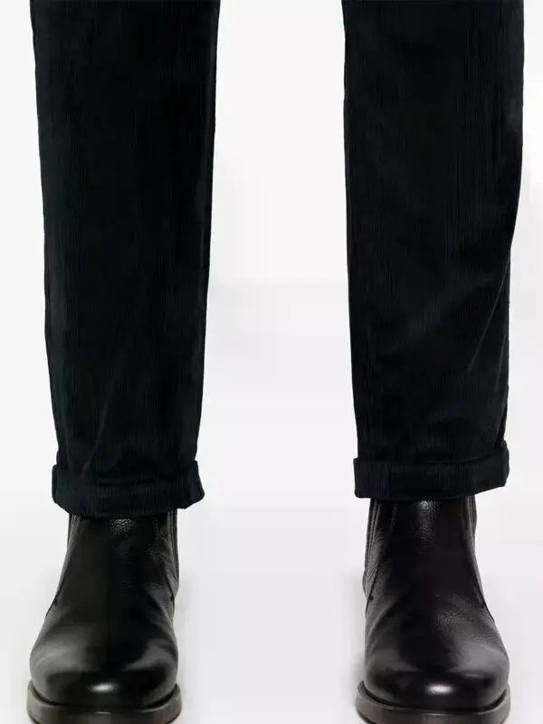 Jacob Cohen Henry Trousers Navy Cotton Blend Corduroy - Blue