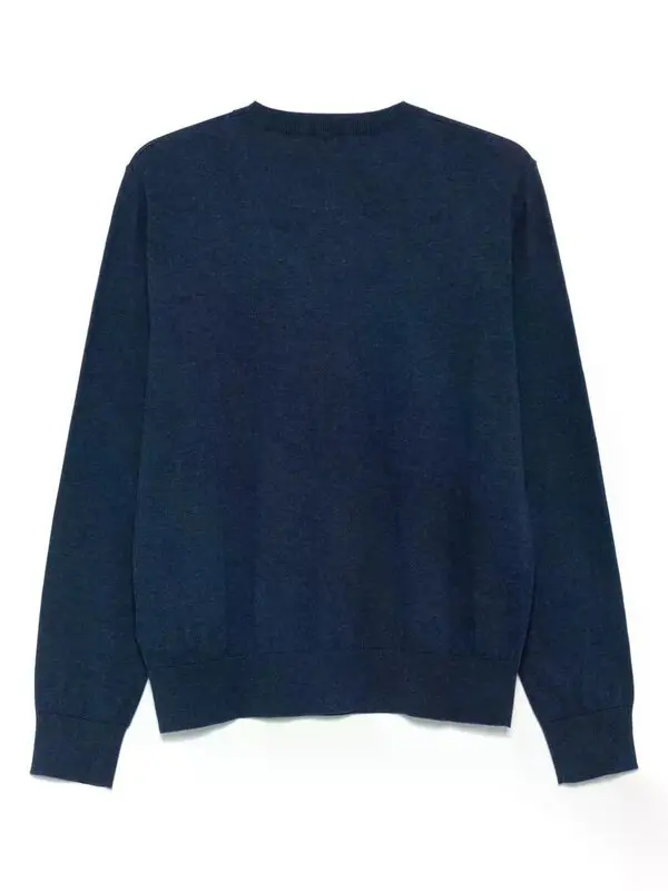Dsquared2 Crew Neck Sweater With Appliqué Logo