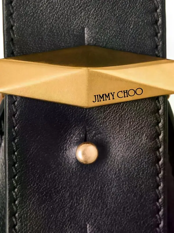 JIMMY CHOO Diamond Shoulder Bag - Black
