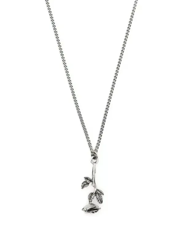 Emanuele Bicocchi Sterling Wild Rose Necklace - Silver
