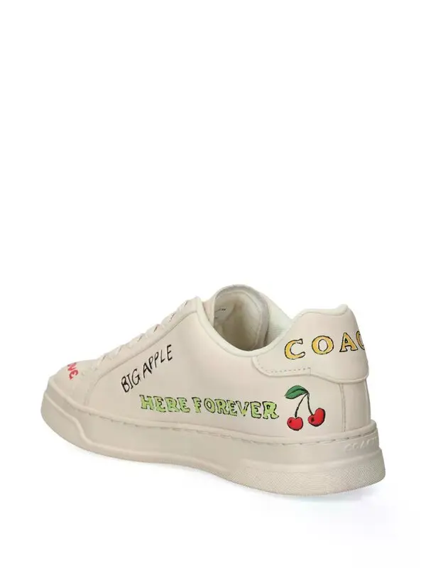COACH Leather Lace-up Sneakers - Neutrals